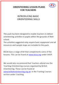 Teaching | Better Orienteering